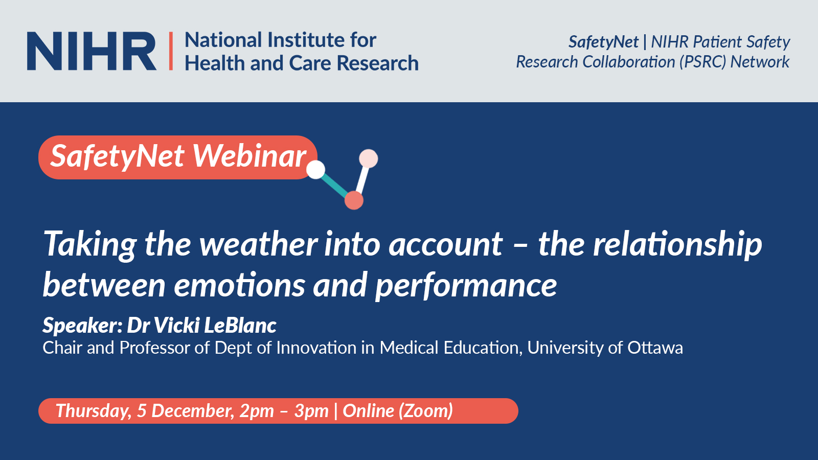 SafetyNet | SafetyNet Recording | Taking the weather into account – the ...