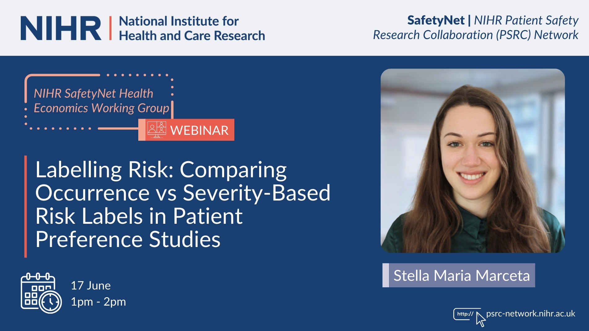 SafetyNet | SafetyNet Health Economics Webinar: Comparing Occurrence vs ...